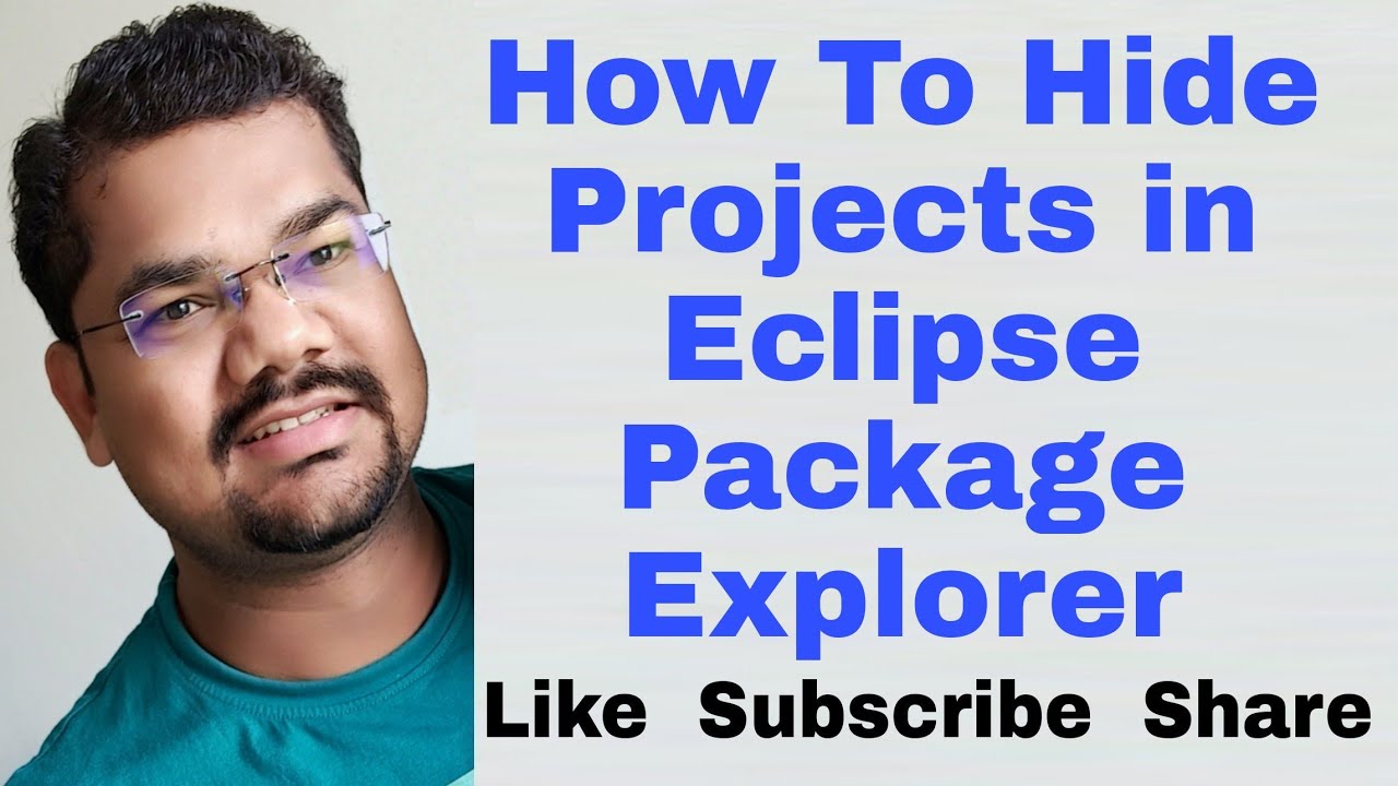 How To Hide Projects in Eclipse Package Explorer