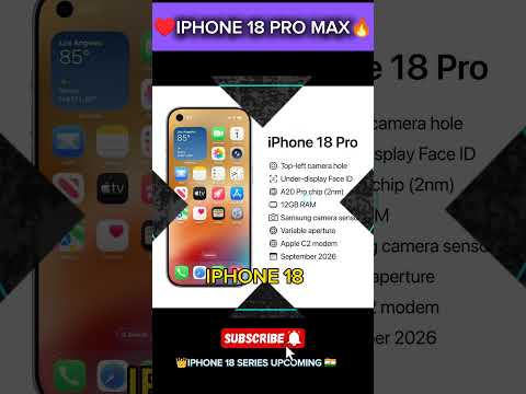 iphone 18 pro max first look🔥📱😍| Apple 18 Pro Max concept ✅#iphone18pro#iphone18#iphone18promax#