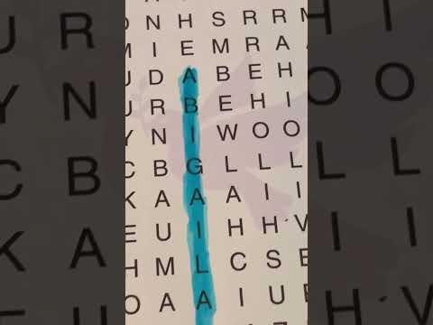 Doing a Bible word search. #shorts #buble #wordsearch #paula #rachel