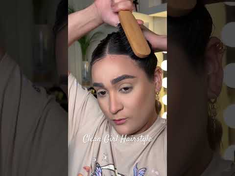 Clean Girl Hair ❤️ #cleangirl #cleangirlaesthetic #aesthetic #hairstyle #hairtutorial