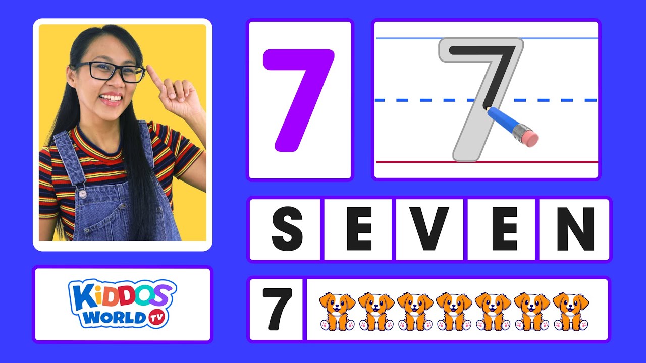 How to Write Numbers - Learning to Spell and Read Numbers - Counting Numbers from 1 to 10