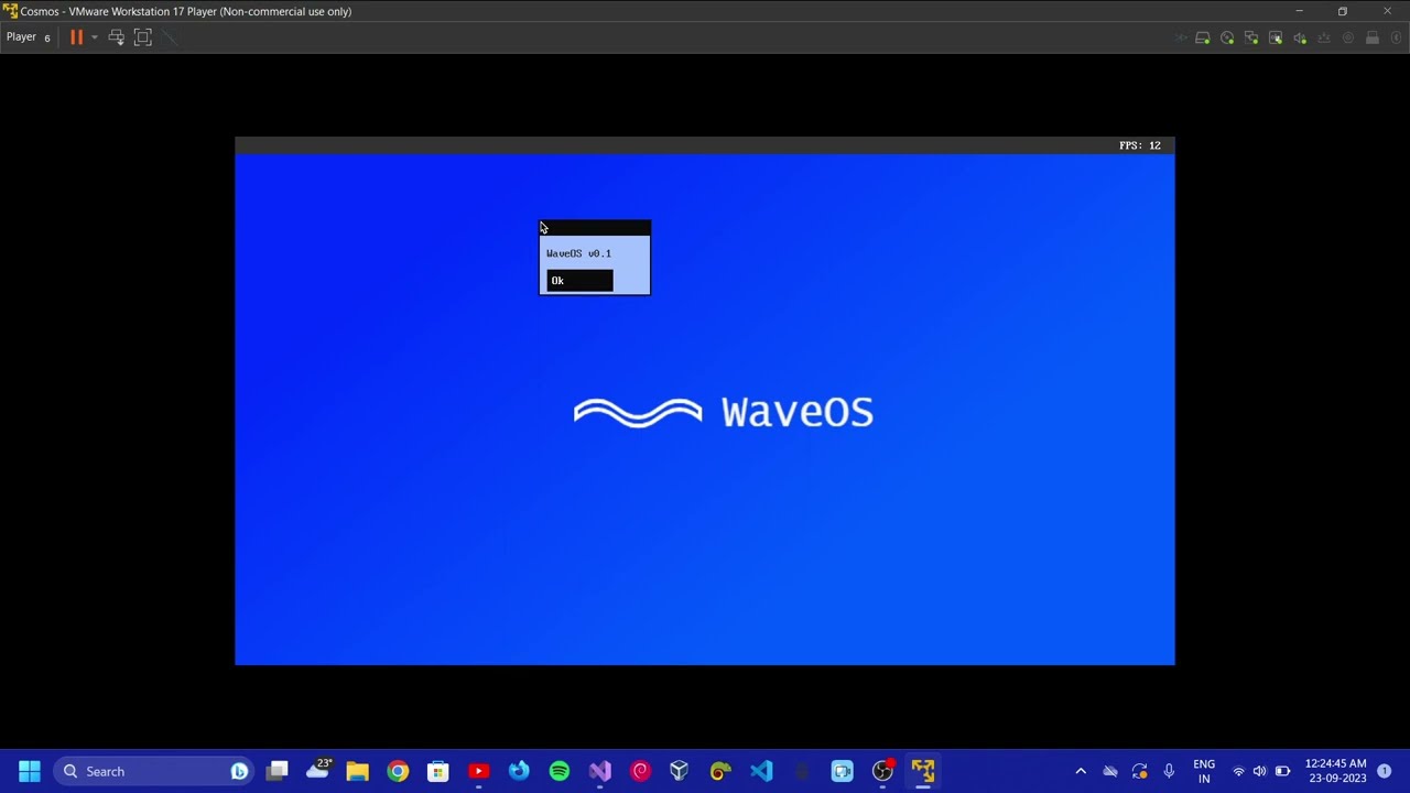 WaveOS | GUI + WindowManager + Buttons | NEW GUI-BASED OS!