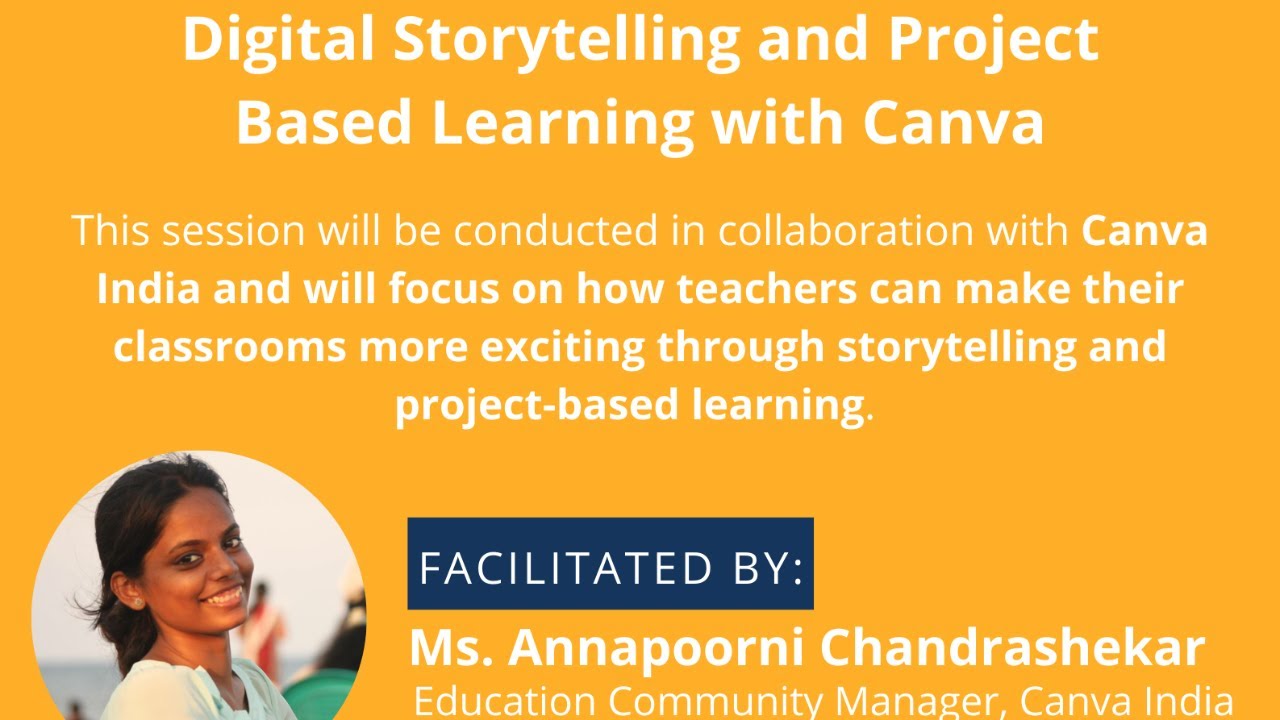 Webinar - 162 - Digital Storytelling and Project Based Learning with Canva