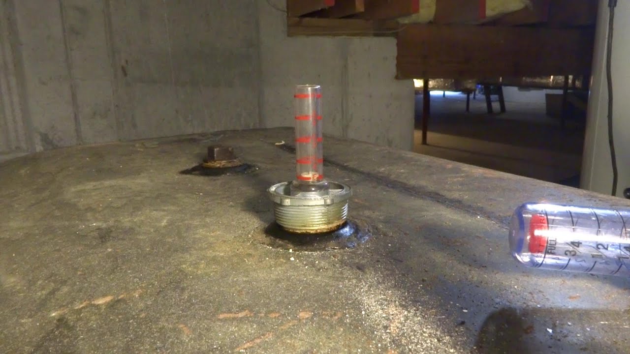 OIL TANK LEVEL GAUGE REPLACED