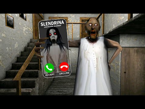 Slendrina call Granny 😱| funny horror granny game definition granny grandpa horror game Video Update