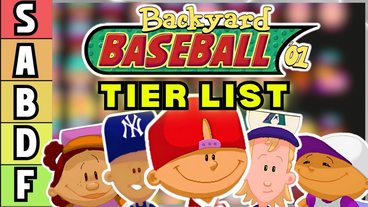 Backyard Baseball '01 Tier List Steam and Mobile Edition | Full Backyard Baseball 2001 Tier List