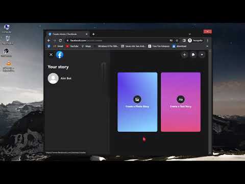 how to upload video story on facebook in desktop or laptop