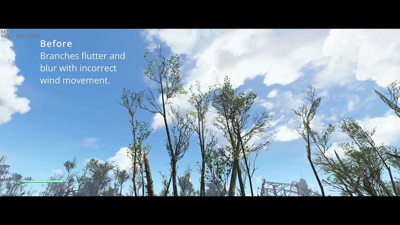 Fallout 4 Flutter Flicker Fixer For Foliage