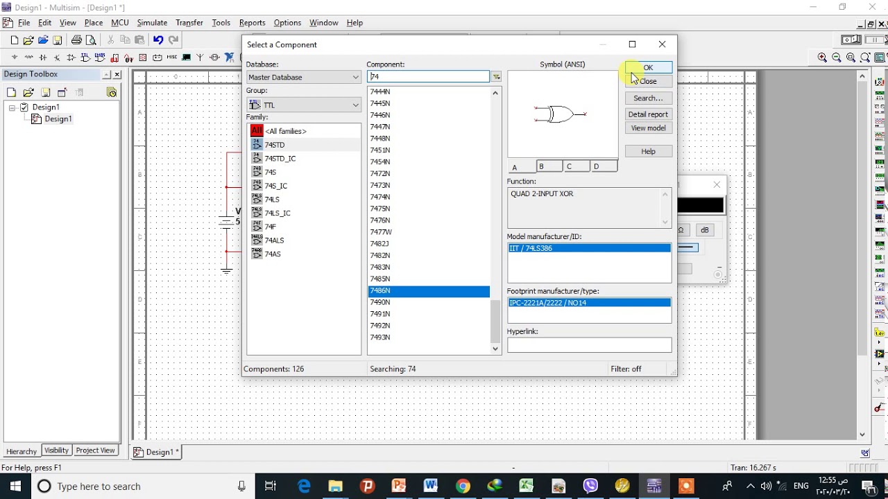 Logic gates test using Multisim part-2