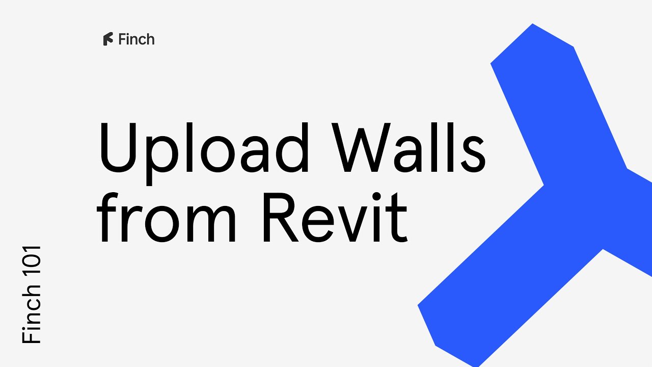 Finch 101: Upload walls from Revit