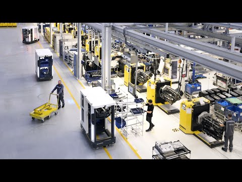 Magazino's logistics robot SOTO automating material supply at MAN