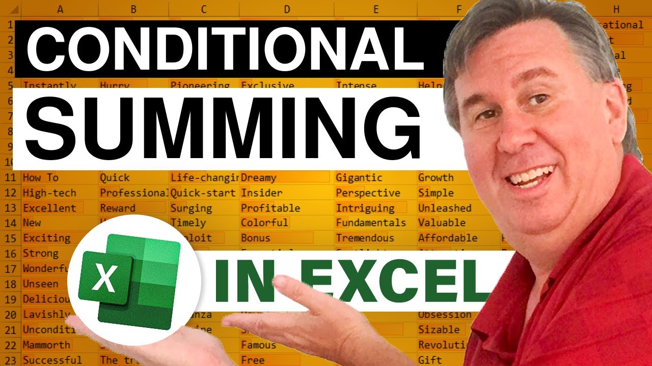 MrExcel's Learn Excel #641 - Conditionally Summing | MrExcel Message Board
