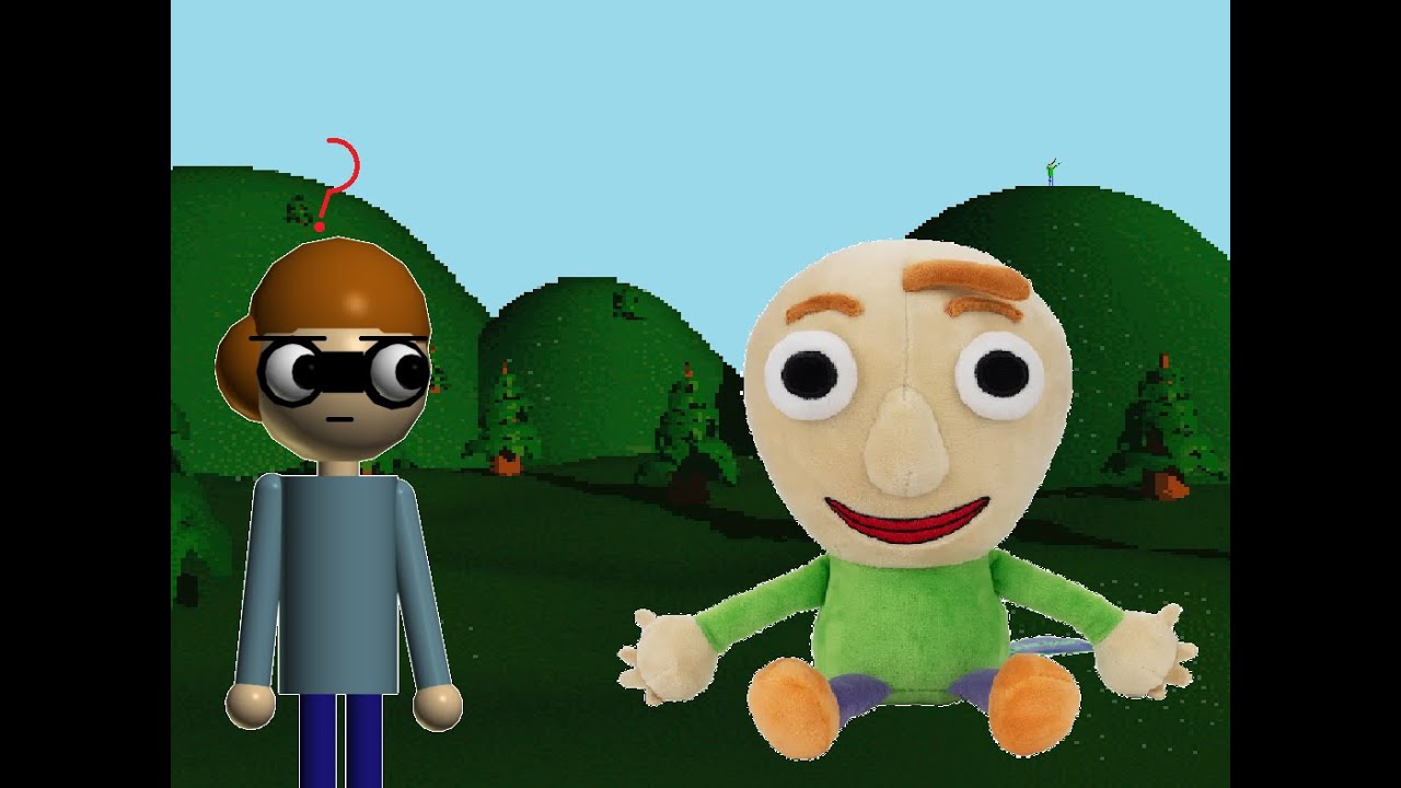 Baldi Is A... Marketable Plush now? - Baldi's Basics Makeship plush review
