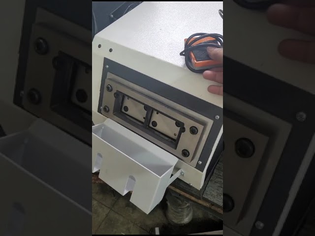Motorized ID Card Cutter Machine - Double Die Motorized Card Cutter ...