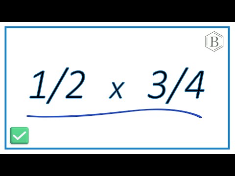1/2 times 3/4 (One-Half times Three-Fourths)