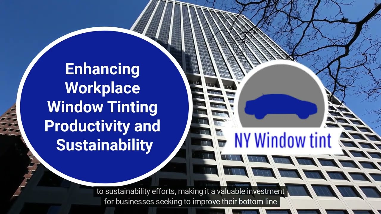 Workplace Productivity and Sustainability with Window Tinting