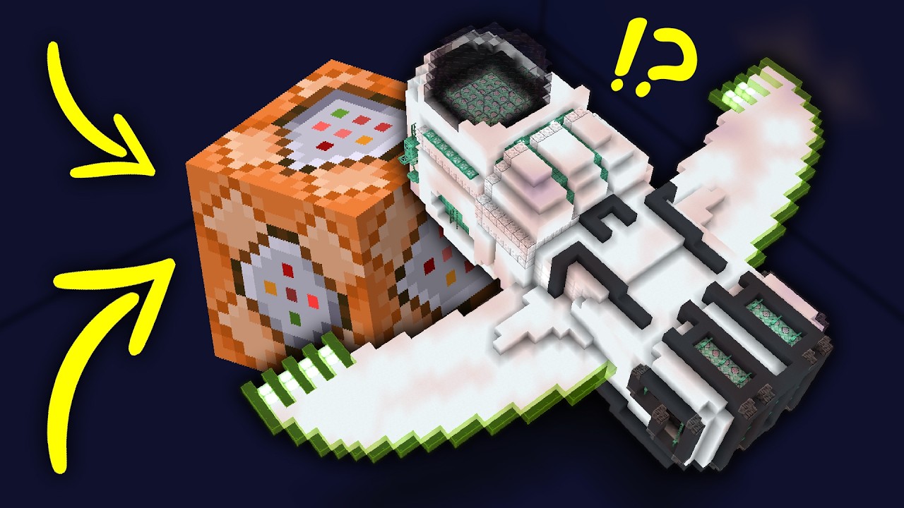 10 Builders vs. 1 Minecraft Spaceship