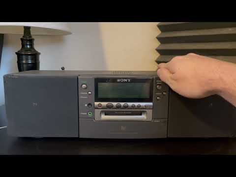Sony ZS-M1 Minidisc Boombox | Reverb