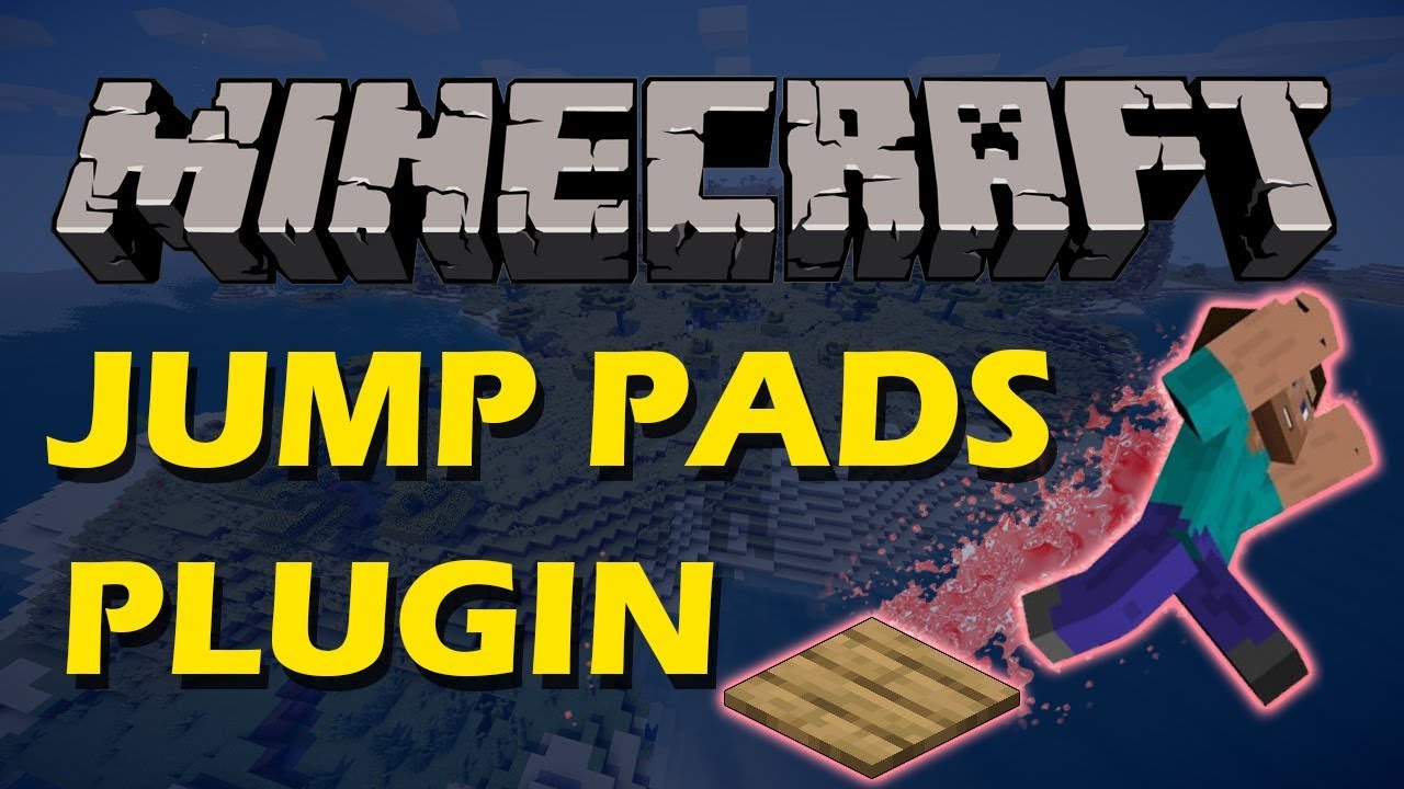 Create awesome jump pads in Minecraft with Customs Jump Pads Plugin