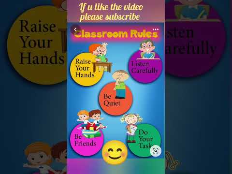 classroom rules #classroom #rules #ytshort #spokenenglish #shorts