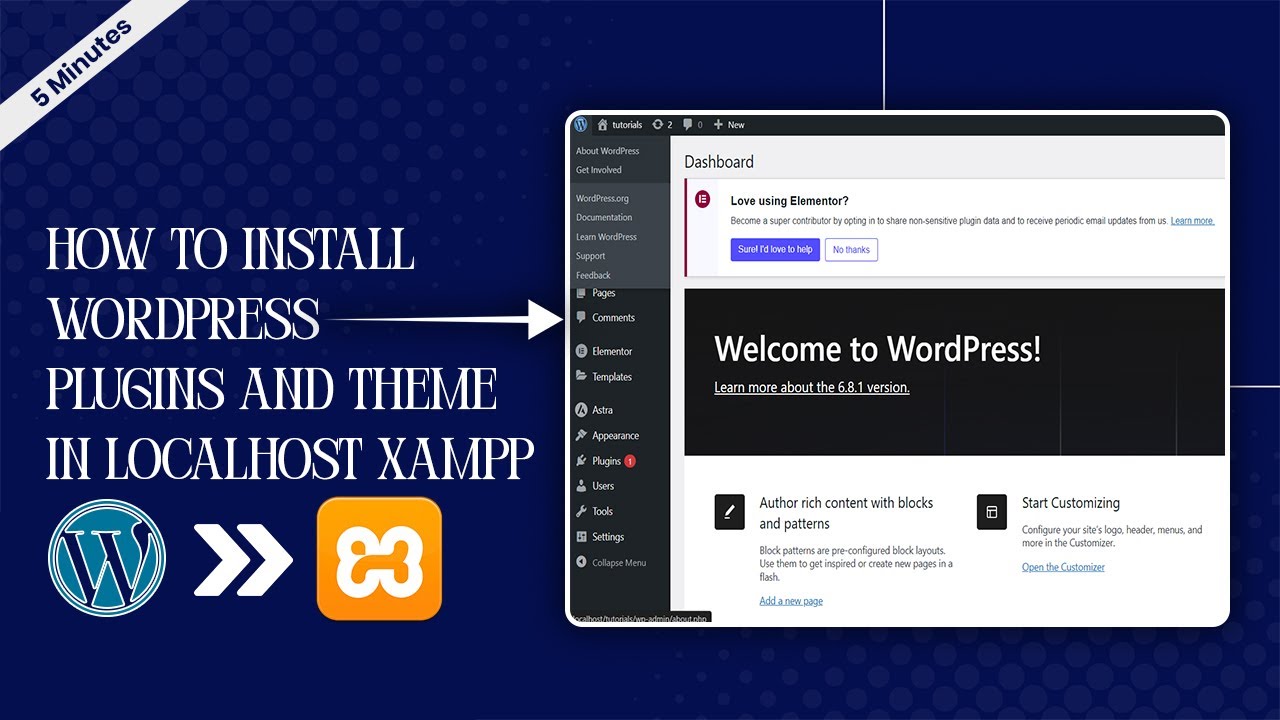 How to Install Wordpress, Plugins and Theme in Localhost
