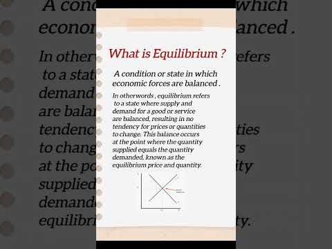 What's Equilibrium? #studywithme #economics #learning #subscribe for more 📈
