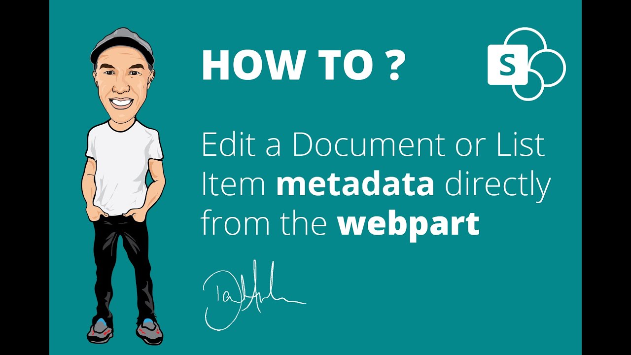 How you can edit Document or List Item Meta data directly from the Document or List Web Part