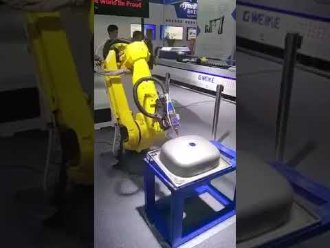 GWEIKE Fanuc robot arm fiber laser cutting