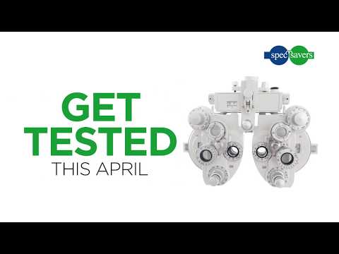 Get Your Eyes Tested This April 2019 at Spec-Savers