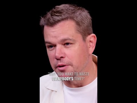 Matt Damon's BRUTAL MISTAKE on Clint Eastwood's set for Invictus #shorts