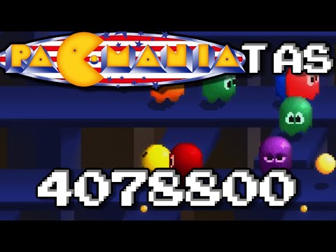 [TAS] Pac-Mania - 4,078,800pts [Japan Defaults]