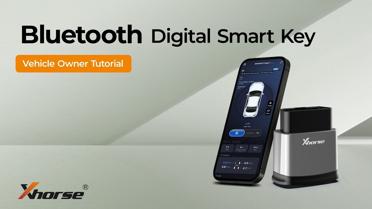 Xhorse Bluetooth Smart Key Features and Functions Explained -VVDISHOP