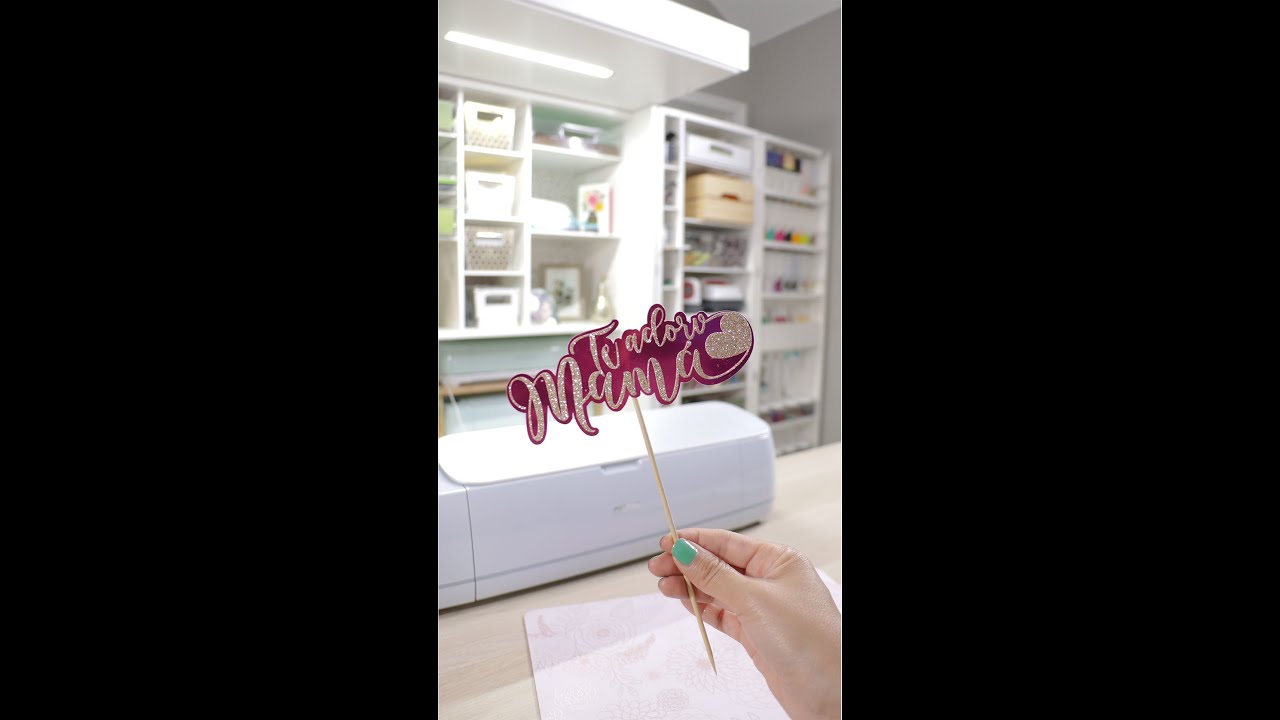 Cricut Cake Topper Dia de la Madre #shorts