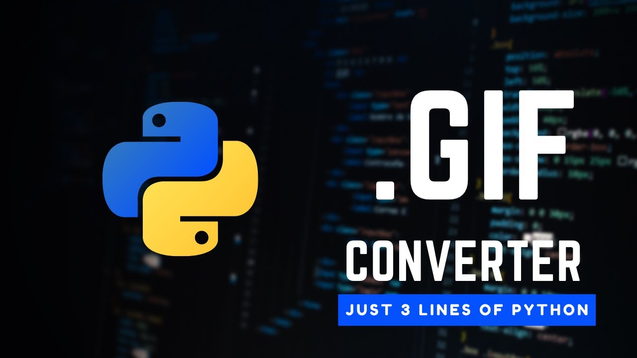 Convert Video to Gif using Python in 3 lines. | Python tutorials | Codex Python