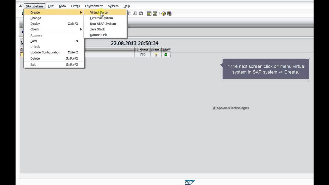 STMS Configuration using Virtual systems