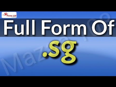 full form of .sg | .sg full form | full form .sg | .sg Means | .sg Stands for | Meaning of .sg
