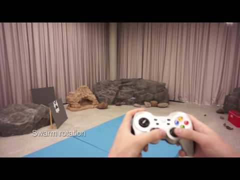 Swarm of Crazyflie 2.0 quadcopters