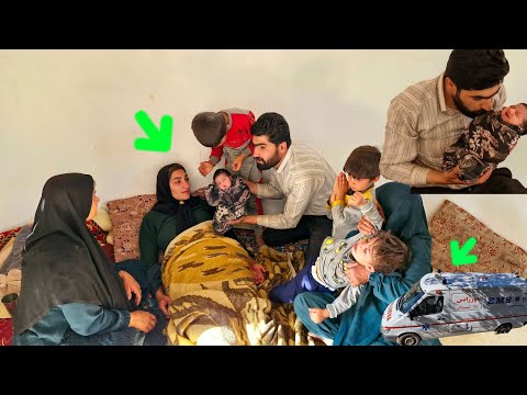 nomadic woman giving birth in the mountains: strength in the face of challenges!