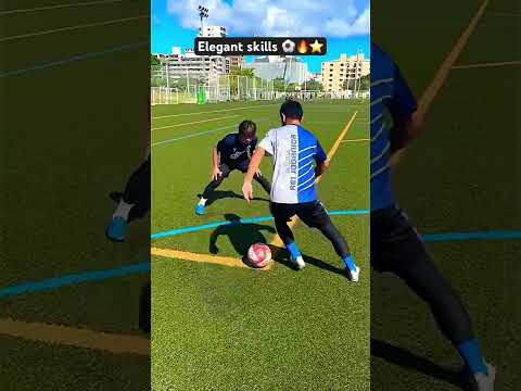 Elegant skills ⚽️🔥 ⭐️⭐️⭐️ #football #footballskills #footballplayer #soccer #shorts #letsplay #fyp