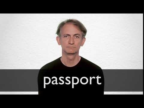 PASSPORT definition and meaning | Collins English Dictionary
