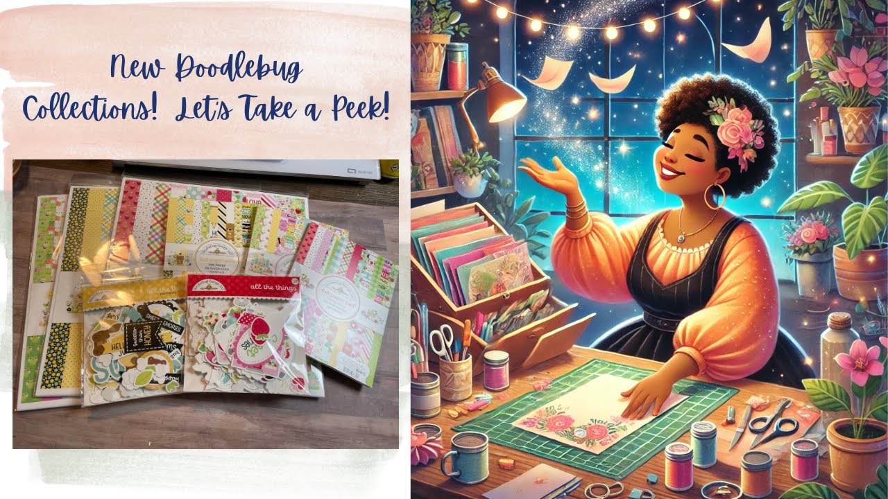 Let's look at the New Doodlebug Collections Bee Happy, Butterfly Kisses and Berry Sweet #doodlebug