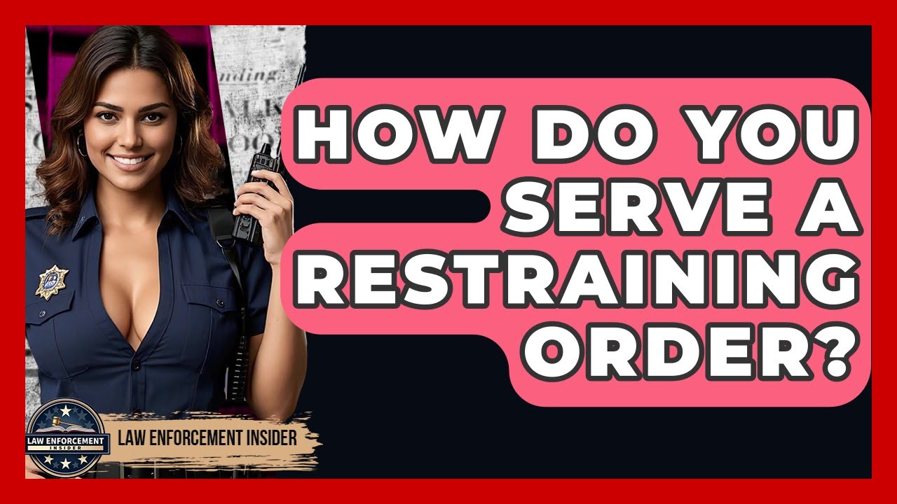 How Do You Serve A Restraining Order? - Law Enforcement Insider