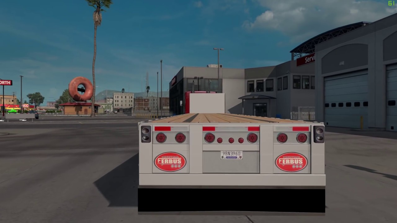 Flatbed ferbus owned ATS 1.33 mudflaps animations! - ATS