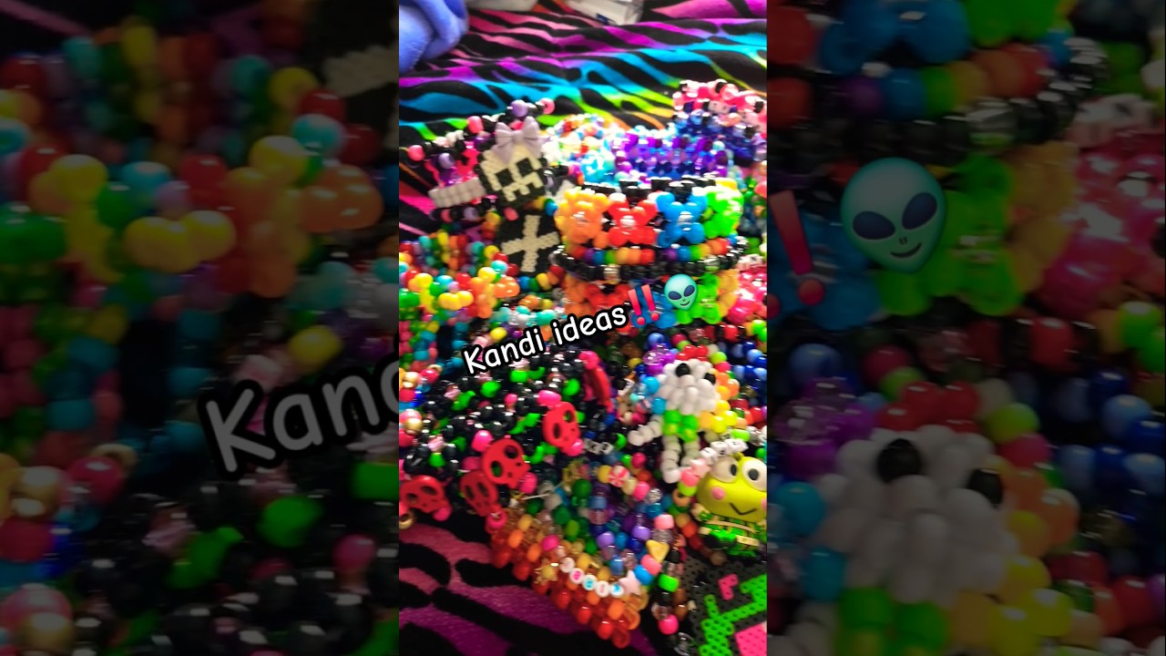 Kandi ideas for when you don't know what to make‼️🌈 #kandi #shorts #art #trending