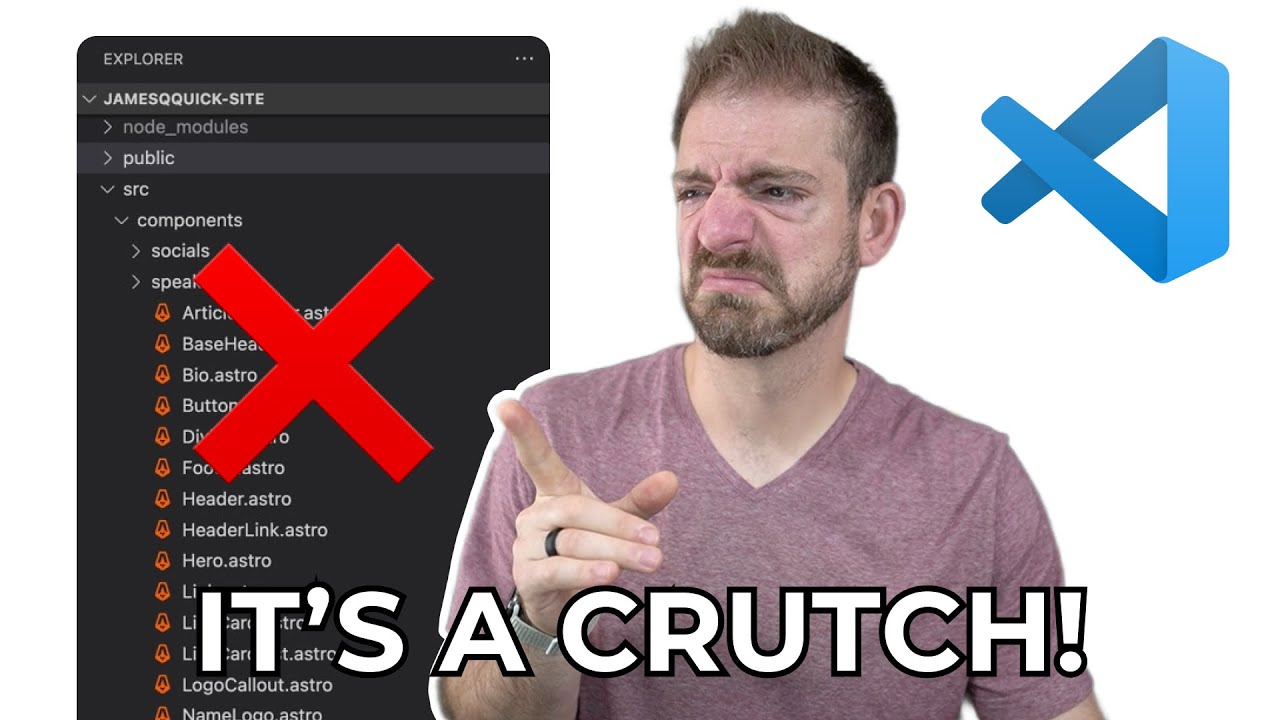DON'T Use the File Explorer in VS Code!