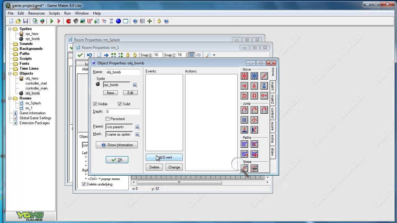 Game Maker Basics - Collision Detection
