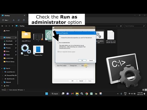 How to run a batch file always as admin on Windows 11