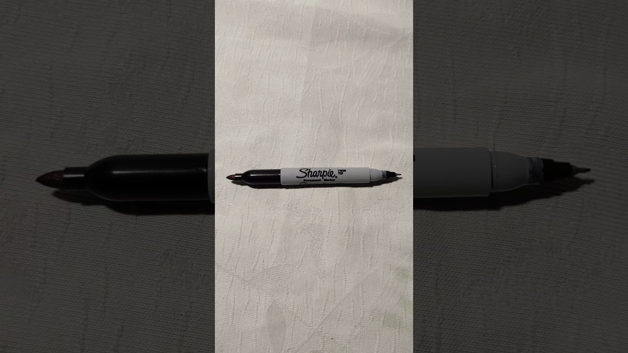 #sharpie Marcador Permanente Doble  punta Fina color Negro En Español 2025 [De Dibujos]