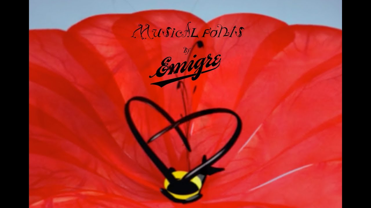 Emigre Musical Font