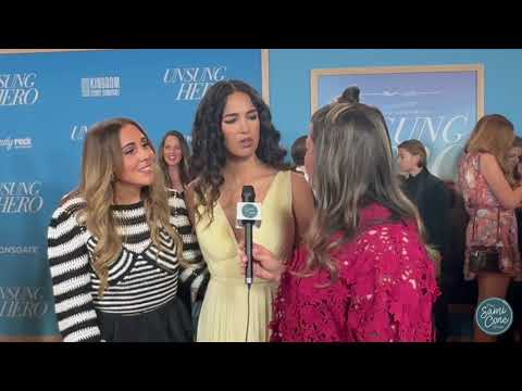 Moriah Smallbone & Courtney Smallbone discuss meaning of motherhood on the Unsung Hero Tan Carpet